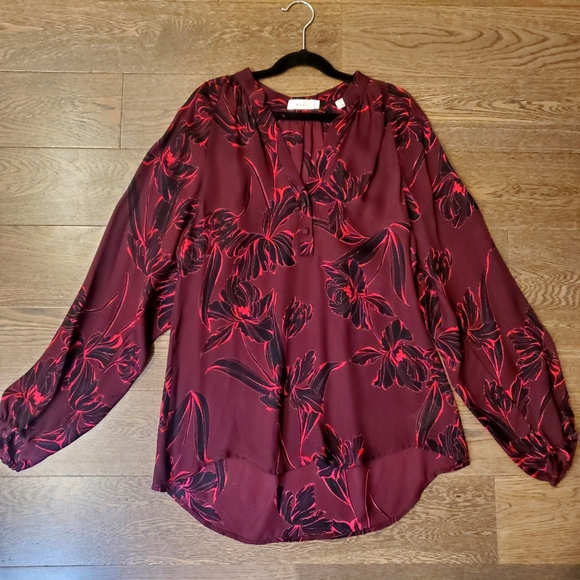 A.L.C. | Tops | Alc Floral Silk Blouse | Poshmark